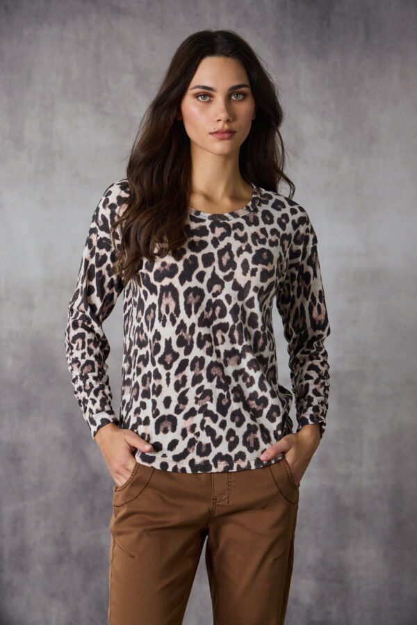 Lania - Panther Top LA3903 - Panther Print - Frontline Designer Clothes ...